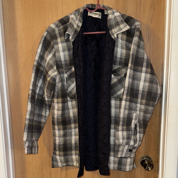 Wilderness | Jackets & Coats | Wilderness Quilted Plaid Flannel Jacket ...